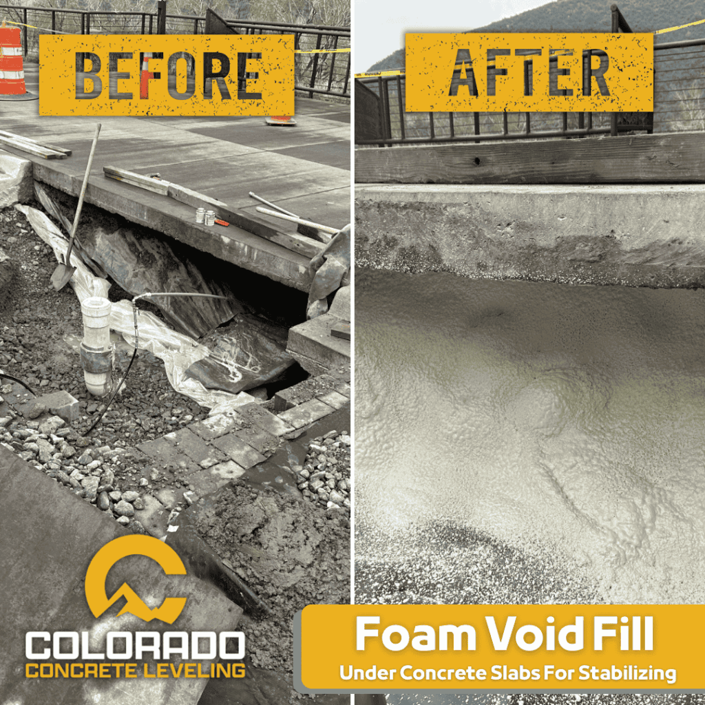 Foam Void Fill Under Concrete | Concrete Stabilization Services